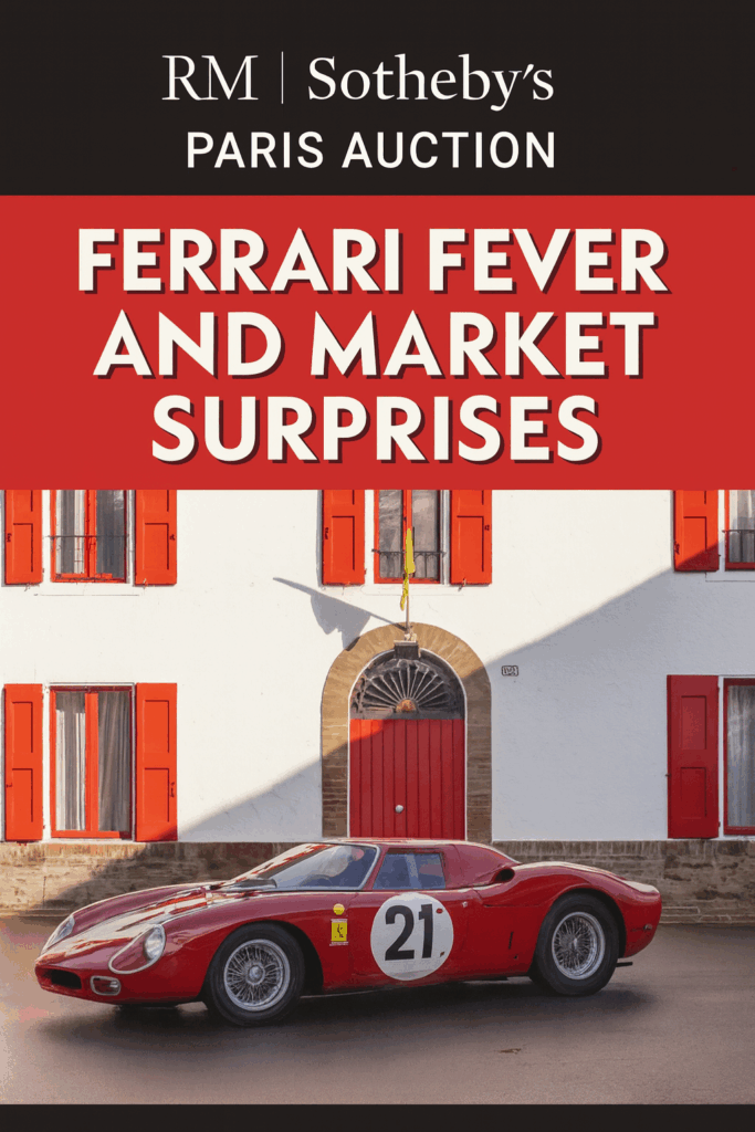 RM Sotheby’s Paris Auction: Ferrari Fever and Market Surprises - Exotic ...